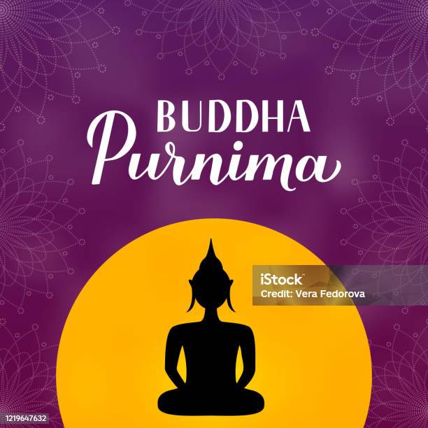 Vetores de Buda Purnima Caligrafia Letra À Mão E Silhueta De Buda ... Vetores de Buda Purnima Caligrafia Letra À Mão E Silhueta De Buda ...