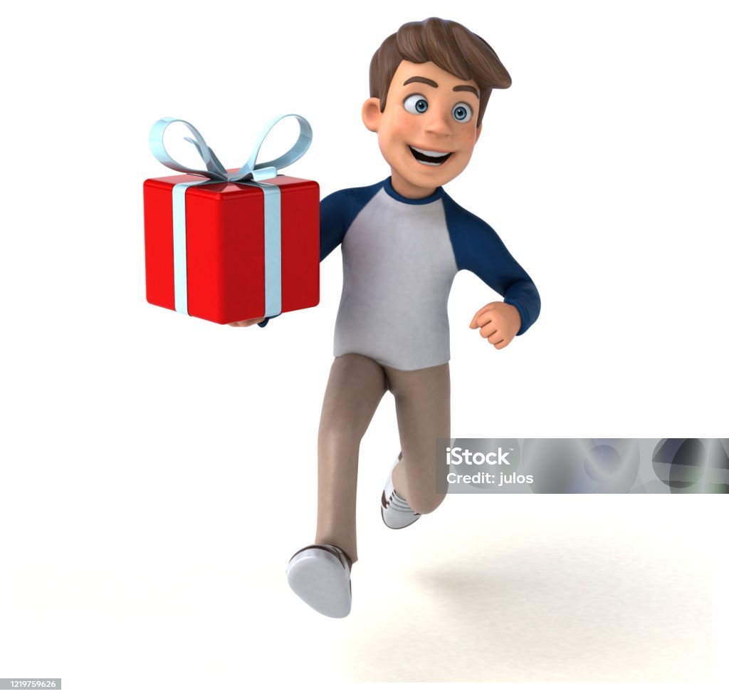 Foto De 3d Personagem De Desenho Animado Divertido Adolescente E Mais