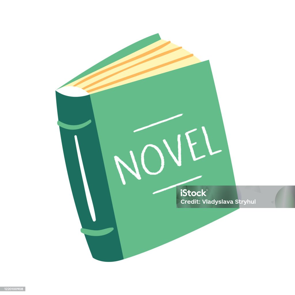 Little Cute Green Novel Book Stock Illustration Download Image Now Book Closed Cut Out