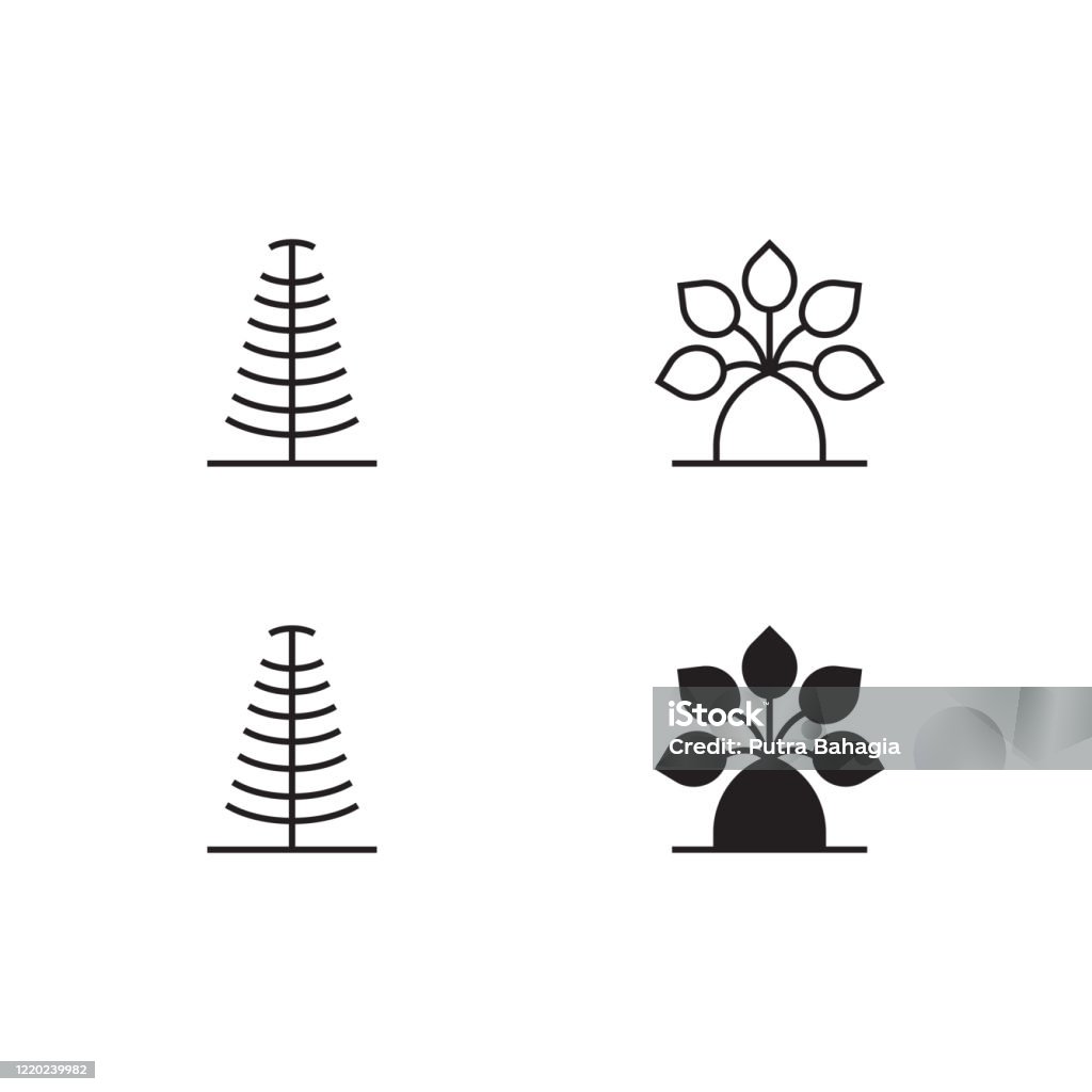 Symbol Wektora Wektora Linii Drzewa I Symbolu Wektora Z Logo Ikony ... Symbol Wektora Wektora Linii Drzewa I Symbolu Wektora Z Logo Ikony ...