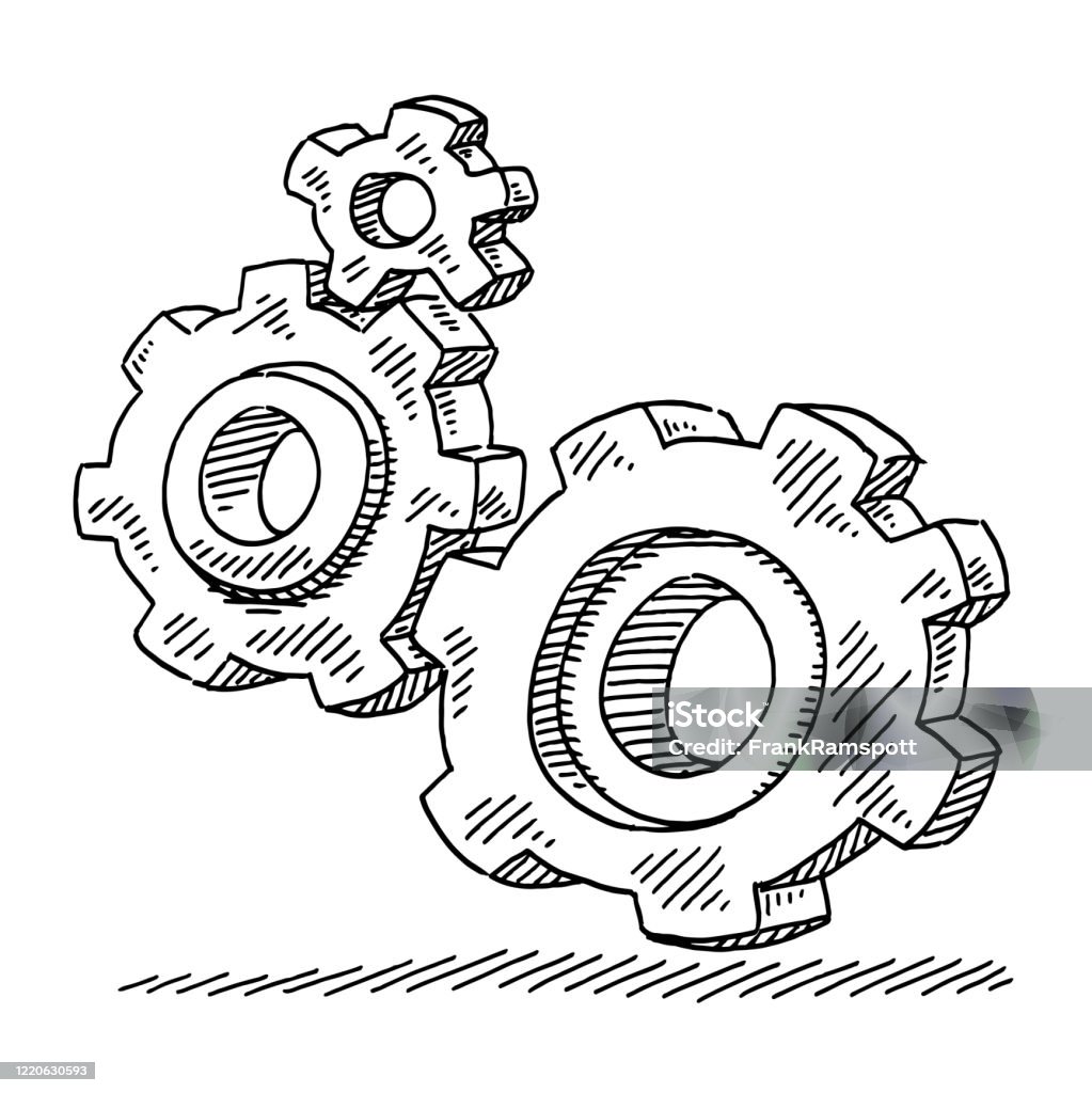Dessin De Symbole De Trois Roues De Cog Vecteurs libres de droits et ... Dessin De Symbole De Trois Roues De Cog Vecteurs libres de droits et ...