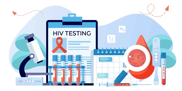 Hari Aids Sedunia1 Desember Pita Merah Aids Dan Kesadaran Hiv Uji Untuk