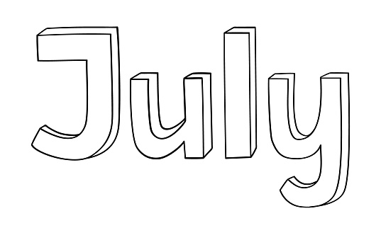 Nama Tulisan Tangan Bulan Musim Panas Tahun Ini Juli Ilustrasi Stok ... Nama Tulisan Tangan Bulan Musim Panas Tahun Ini Juli Ilustrasi Stok ...