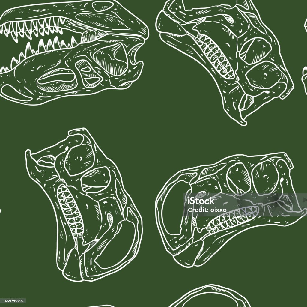 Fosil Prasejarah Dinosaurus Pola Mulus Pada Papan Tulis Hijau Trex Dan ... Fosil Prasejarah Dinosaurus Pola Mulus Pada Papan Tulis Hijau Trex Dan ...