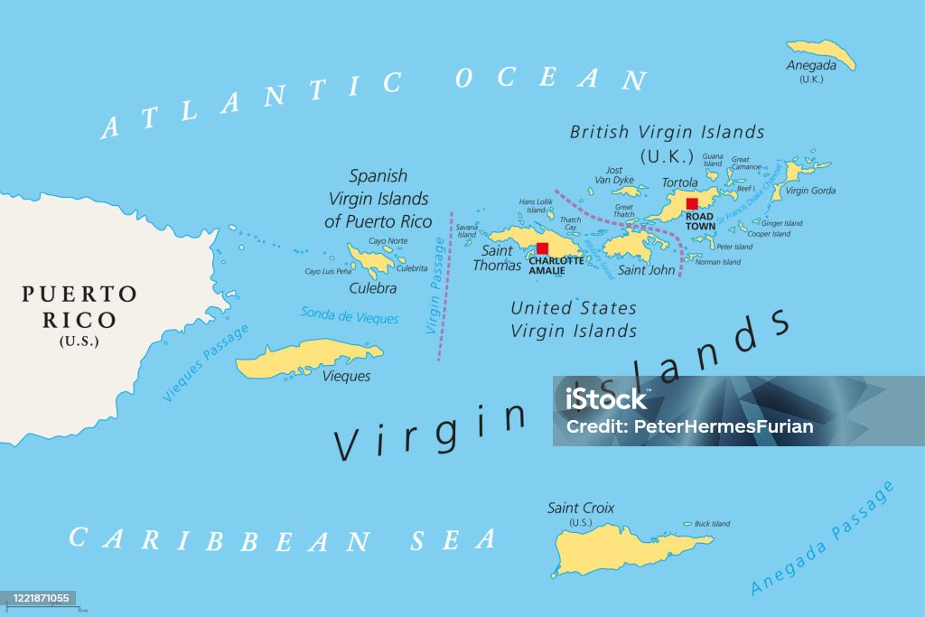 Vetores de Mapa Político Das Ilhas Virgens Britânicas Espanholas E ... Vetores de Mapa Político Das Ilhas Virgens Britânicas Espanholas E ...
