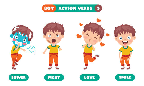 Action verbs Clipart Vector PNG , SVG, EPS, PSD, AI