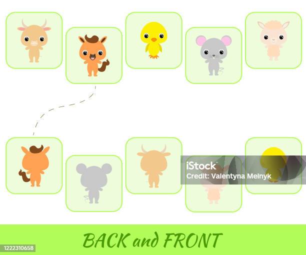 Jeu Éducatif Dappariement Pour Les Enfants Trouver Les Animaux De