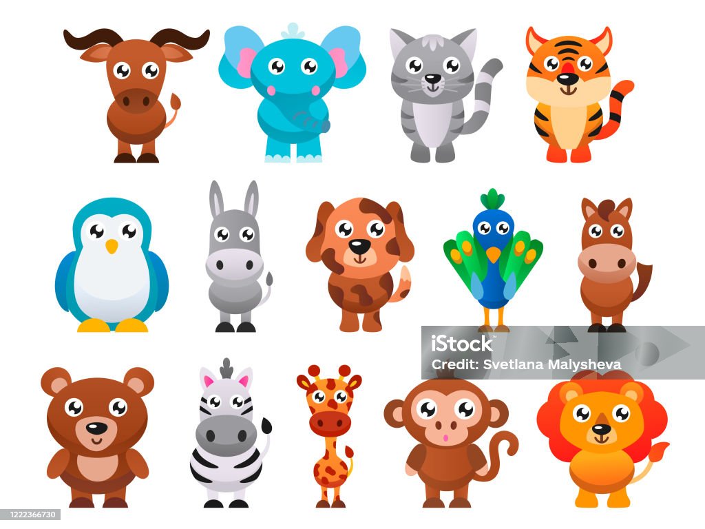 Koleksi Hewan Kartun Yang Lucu Ilustrasi Stok - Unduh Gambar Sekarang ... Koleksi Hewan Kartun Yang Lucu Ilustrasi Stok - Unduh Gambar Sekarang ...