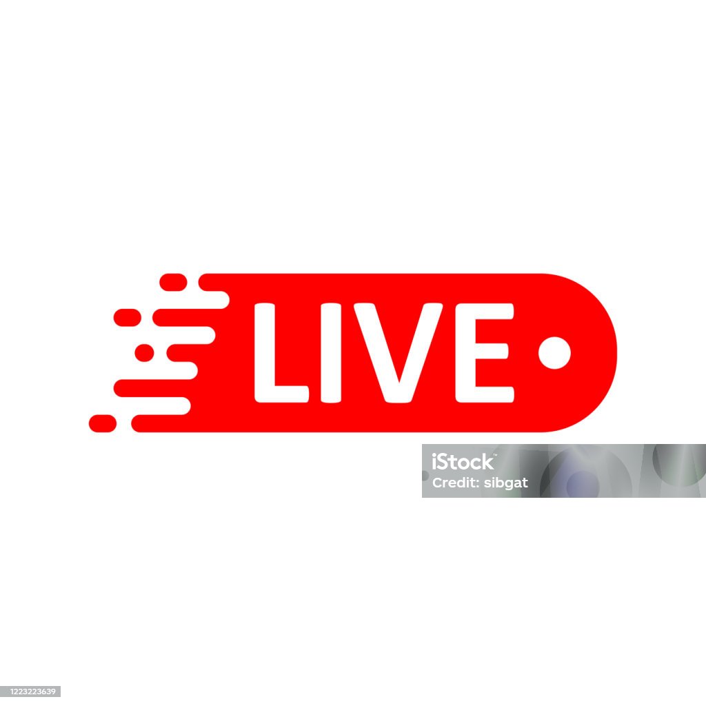 Tanda Live Stream Simbol Merah Tombol Streaming Langsung Penyiaran ... Tanda Live Stream Simbol Merah Tombol Streaming Langsung Penyiaran ...