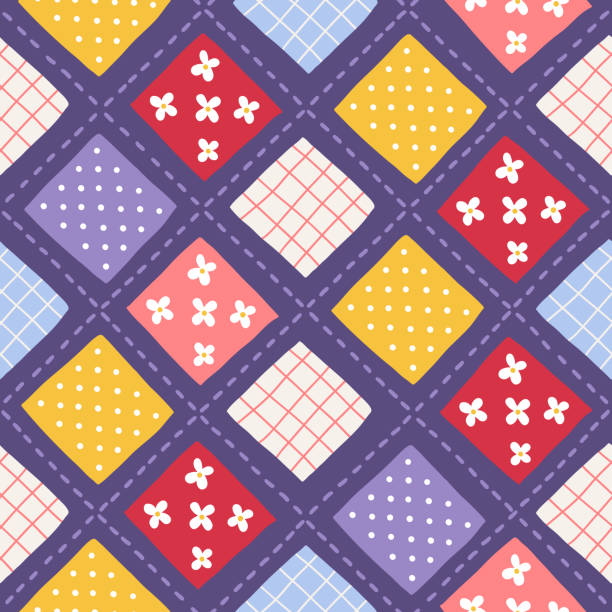 220 Patchwork Quilt Cartoons Stock Illustrations Royalty Free Vector Graphics And Clip Art Istock