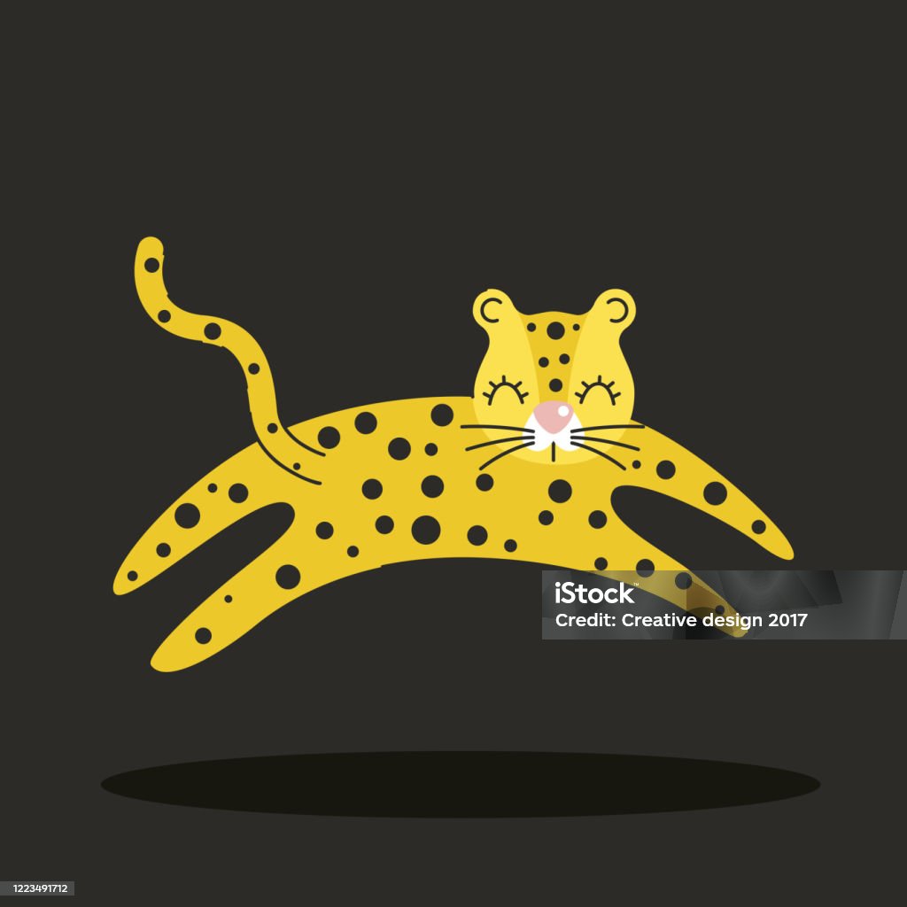 Vektor Kartun Macan Tutul Ilustrasi Stok Unduh Gambar Sekarang