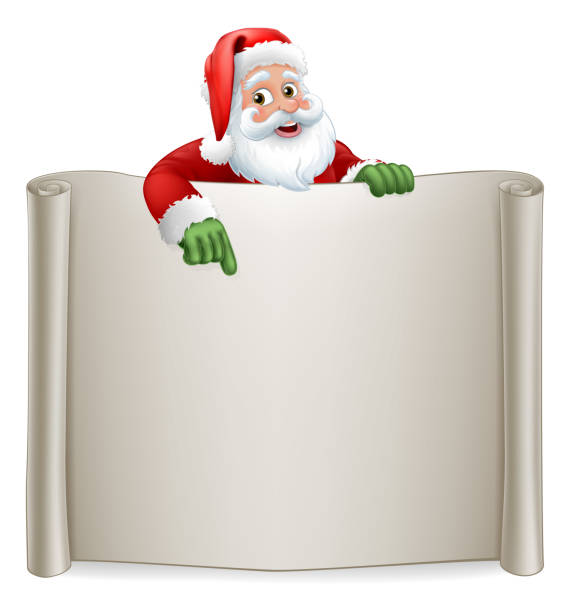 Santas List Clipart