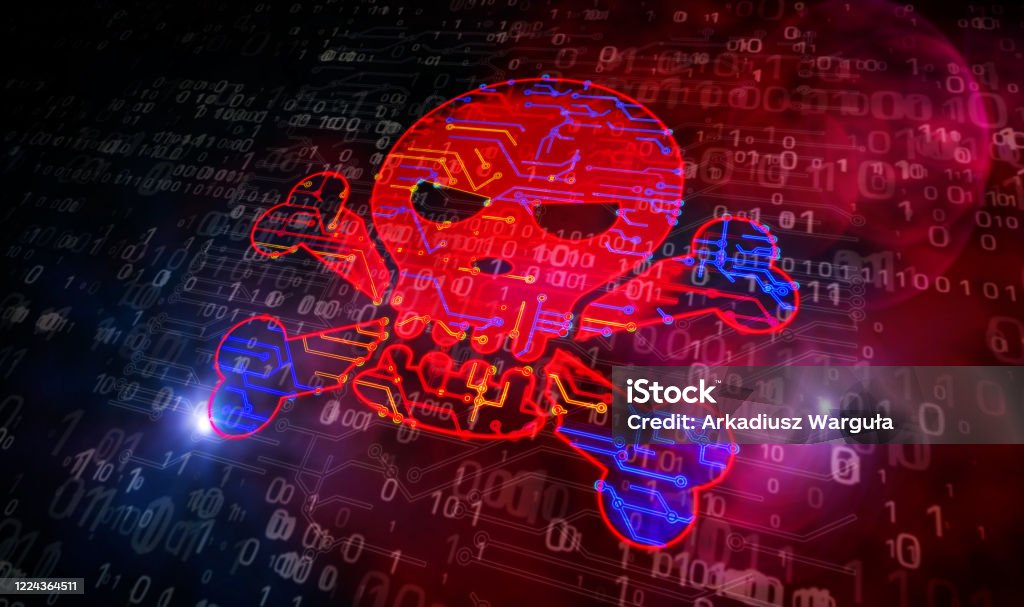Processor Factory With Laser Burning Of Cyber Crime And Skull Symbols ... Processor Factory With Laser Burning Of Cyber Crime And Skull Symbols ...