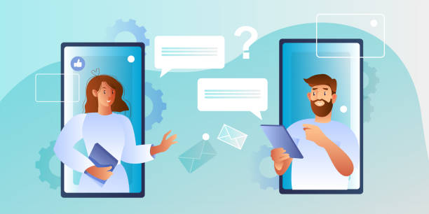 Telephonic Interview Clipart