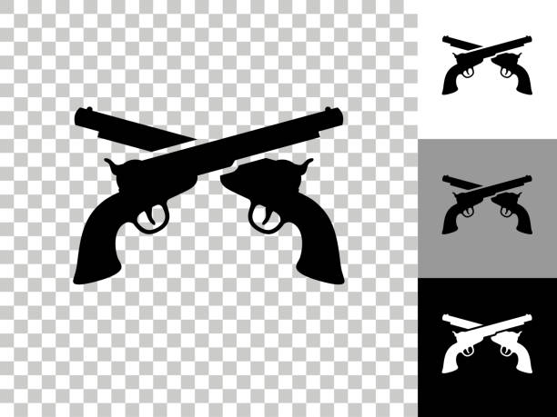 Crossed Revolvers Png