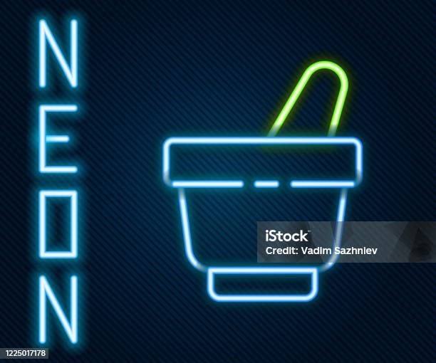 Garis Neon Bersinar Mortar Dan Ikon Alu Terisolasi Pada Latar Belakang ... Garis Neon Bersinar Mortar Dan Ikon Alu Terisolasi Pada Latar Belakang ...