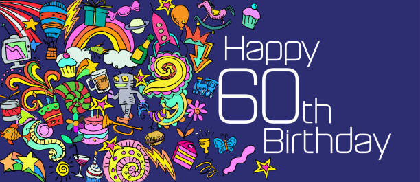 Happy 60th Birthday Clipart