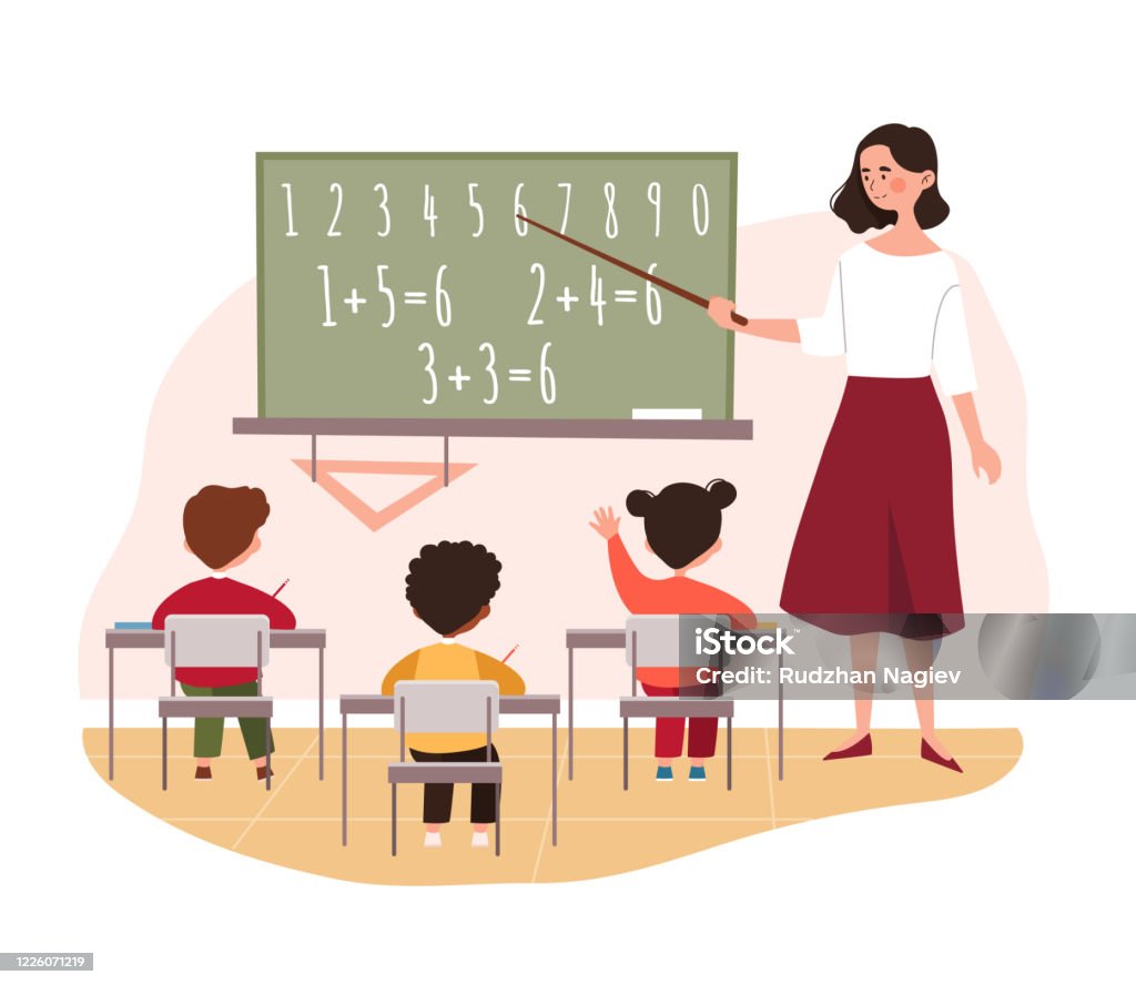 Guru Mengajar Anakanak Sekolah Dasar Di Kelas Ilustrasi Stok - Unduh ... Guru Mengajar Anakanak Sekolah Dasar Di Kelas Ilustrasi Stok - Unduh ...