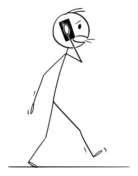 Stickman With Phone