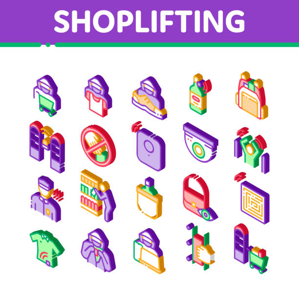 90 Shoplifting Icon Stock Illustrations Royalty Free Vector Graphics
