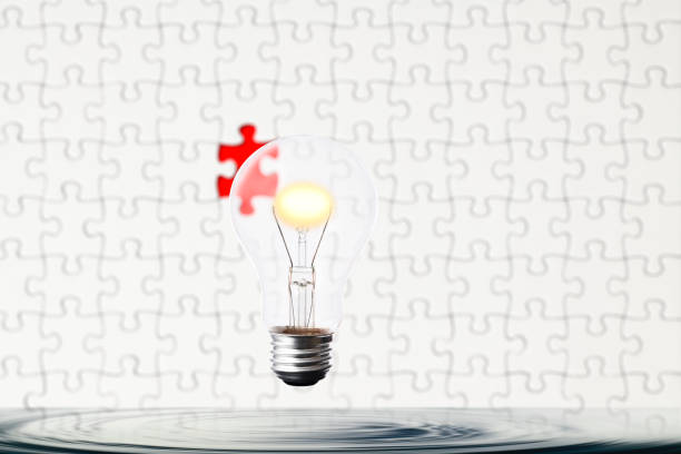 Free Stock Photo of Puzzle in a lightbulb - Problem solving concept ...