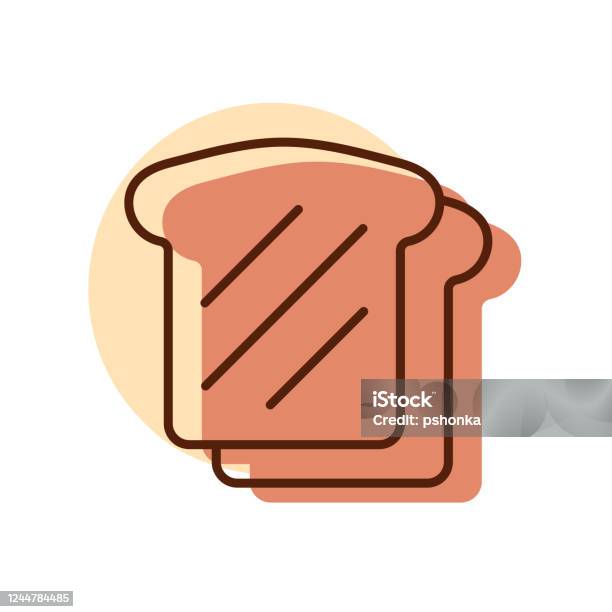 Ekmek Tost Vektör Simgesi Fast Food Işareti Stok Vektör Sanatı ... Ekmek Tost Vektör Simgesi Fast Food Işareti Stok Vektör Sanatı ...