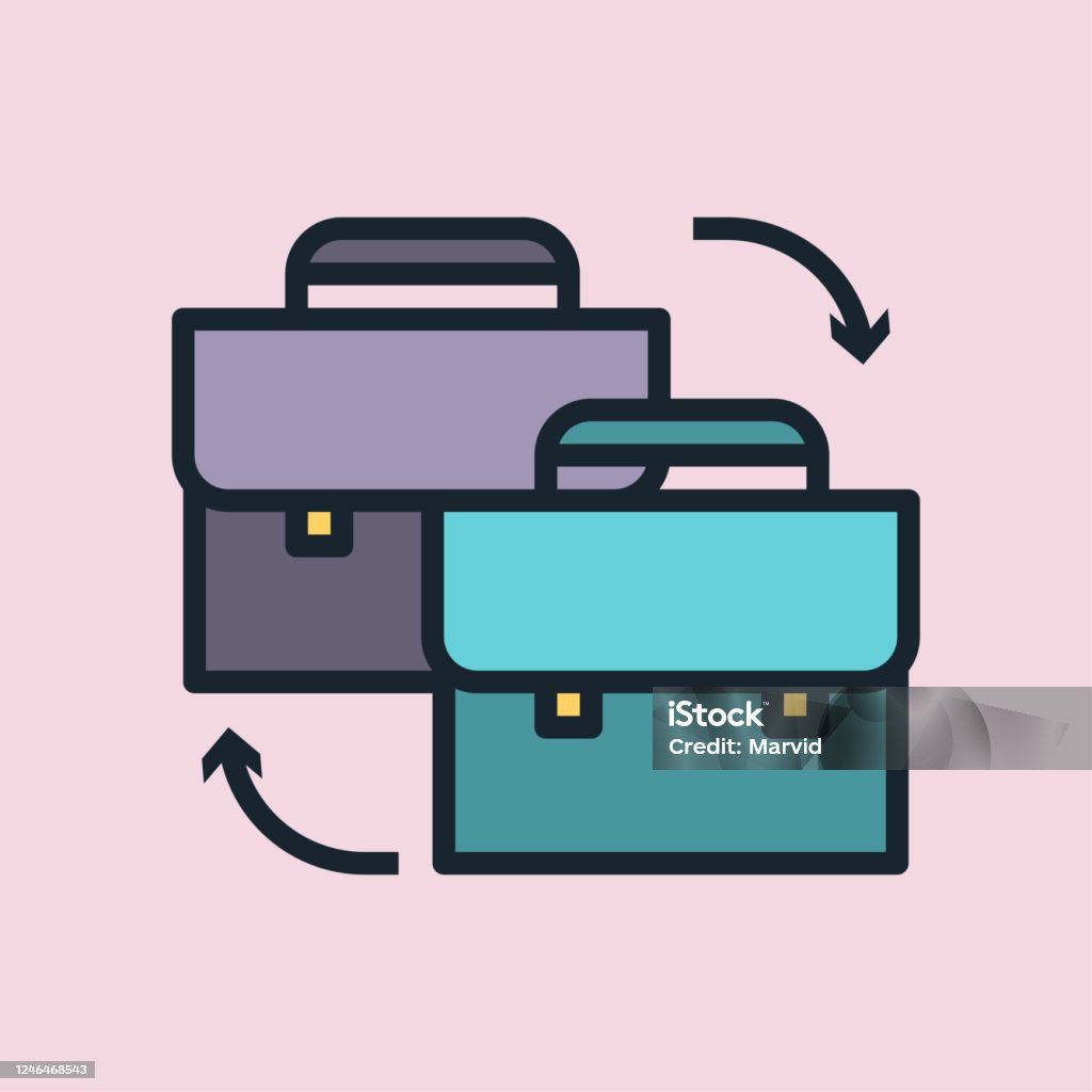 B2b Ilustrasi Konsep Pemasaran Digital Spanduk Gaya Linear Desain Datar