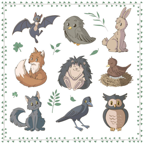 90 Le Corbeau Et Le Renard Stock Illustrations Graphiques Vectoriels
