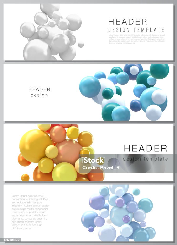 Tata Letak Vektor Header Templat Banner Untuk Desain Footer Situs Web ... Tata Letak Vektor Header Templat Banner Untuk Desain Footer Situs Web ...