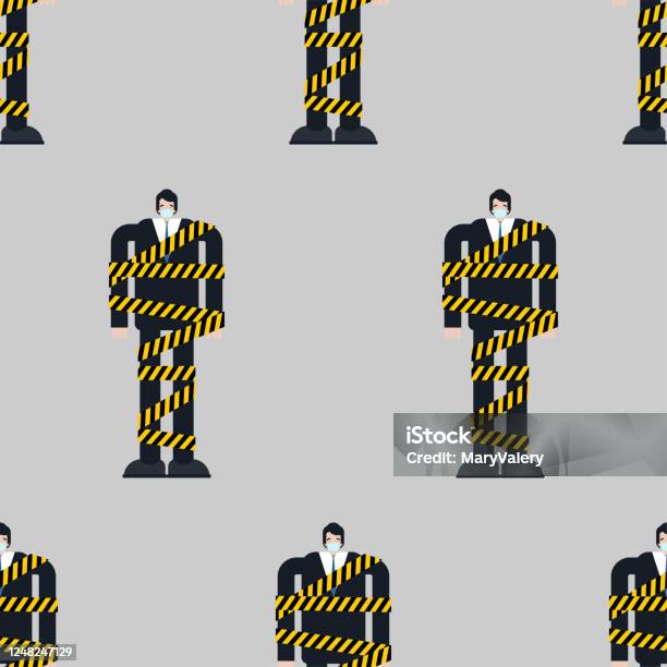 Manusia Pada Pola Isolasi Diri Mulus Latar Belakang Jarak Sosial Pria
