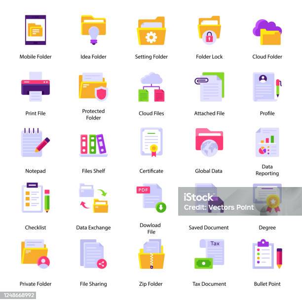 Fichier Dossiers Et Certificats Flat Icons Pack Vecteurs libres de ... Fichier Dossiers Et Certificats Flat Icons Pack Vecteurs libres de ...