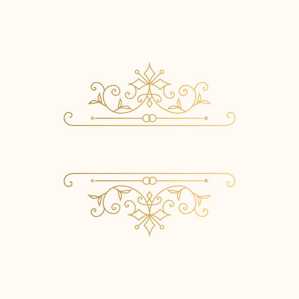 Fancy Gold Corner Borders