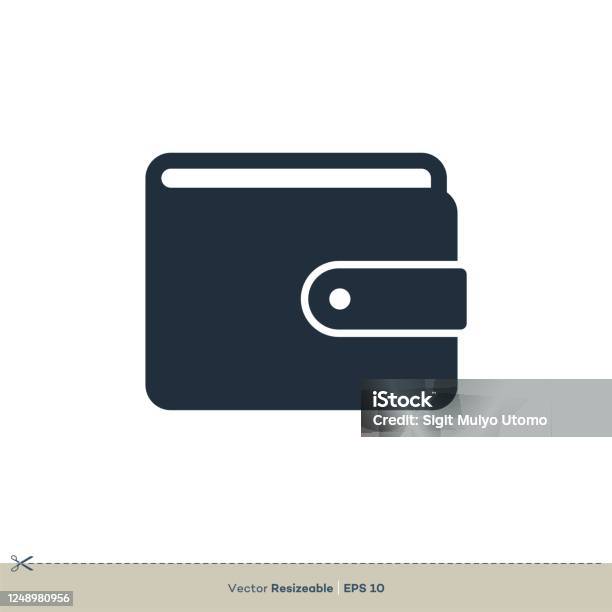 Conception Du Modèle De Modèle De Logo Vector De Licône De Portefeuille