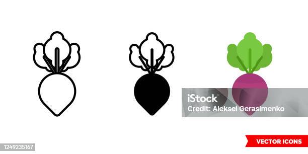 Ikon Bit Dari 3 Jenis Simbol Tanda Vektor Terisolasi Ilustrasi Stok