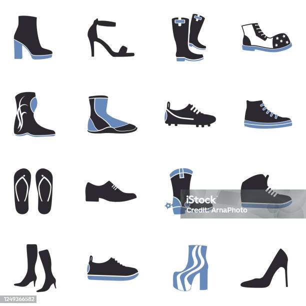 Ikon Alas Kaki Desain Flat Two Tone Ilustrasi Vektor Ilustrasi Stok ... Ikon Alas Kaki Desain Flat Two Tone Ilustrasi Vektor Ilustrasi Stok ...