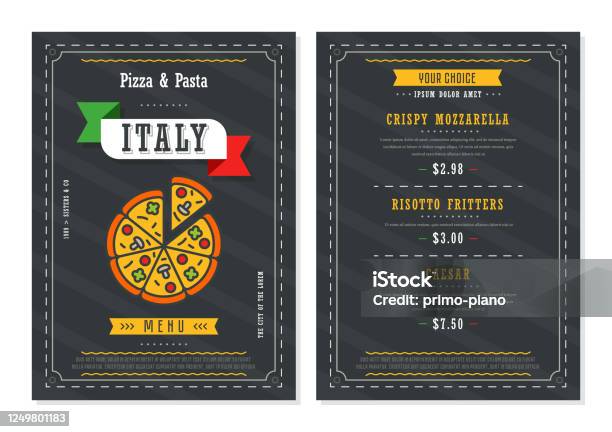 Vectror Template Desain Menu Makanan Cepat Saji Ilustrasi Stok Unduh