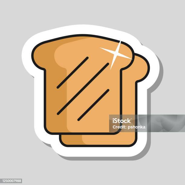Ekmek Tost Vektör Simgesi Fast Food Işareti Stok Vektör Sanatı ... Ekmek Tost Vektör Simgesi Fast Food Işareti Stok Vektör Sanatı ...