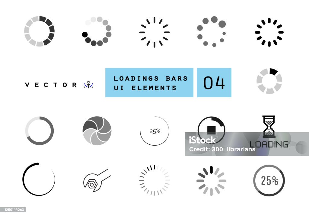 Preloaders And Progress Bar Web Preloader Round Progress Bar Set Of ... Preloaders And Progress Bar Web Preloader Round Progress Bar Set Of ...