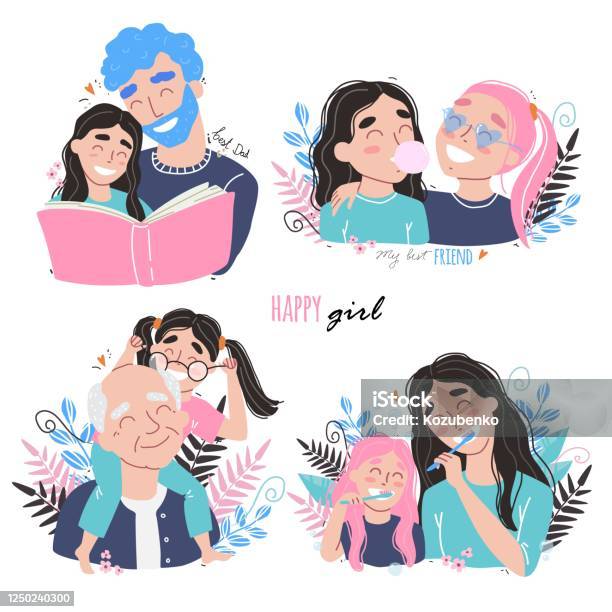 Konsep Keluarga Dan Masa Kecil Orang Tua Memeluk Seorang Anak Gadis ... Konsep Keluarga Dan Masa Kecil Orang Tua Memeluk Seorang Anak Gadis ...