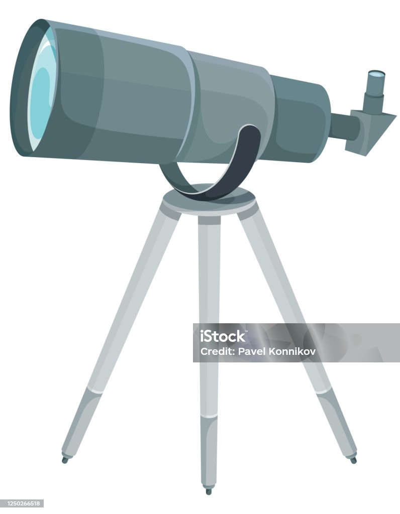 Teleskop Pada Tripod Terisolasi Pada Latar Belakang Putih Ilustrasi ... Teleskop Pada Tripod Terisolasi Pada Latar Belakang Putih Ilustrasi ...