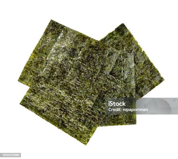 Lembar Nori Terisolasi Di Latar Belakang Putih Foto Stok - Unduh Gambar ... Lembar Nori Terisolasi Di Latar Belakang Putih Foto Stok - Unduh Gambar ...