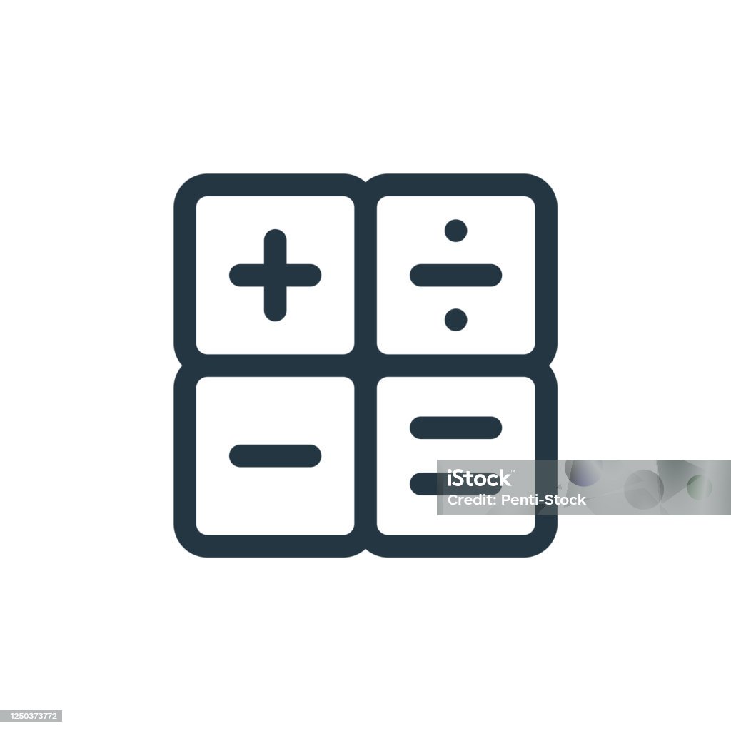 Hesap Makinesi Vektör Simgesi Hesap Makinesi Editable Kontur Web Ve ... Hesap Makinesi Vektör Simgesi Hesap Makinesi Editable Kontur Web Ve ...