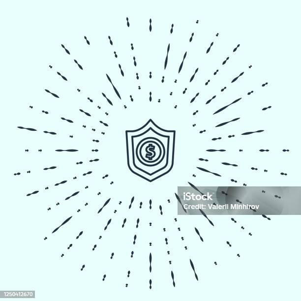 Perisai Garis Hitam Dengan Ikon Simbol Dolar Terisolasi Pada Latar ... Perisai Garis Hitam Dengan Ikon Simbol Dolar Terisolasi Pada Latar ...