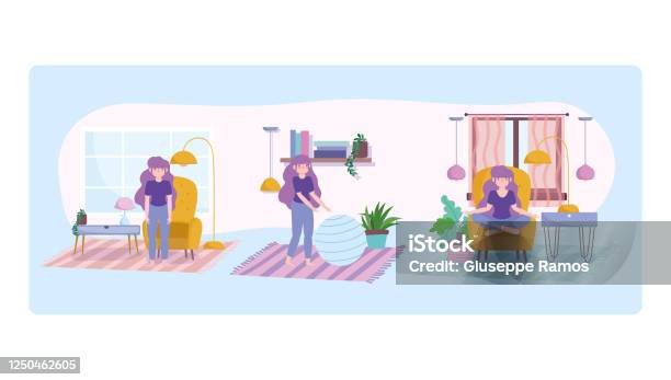 Tinggal Di Rumah Gadis Membuat Kegiatan Yang Berbeda Di Kamar Isolasi