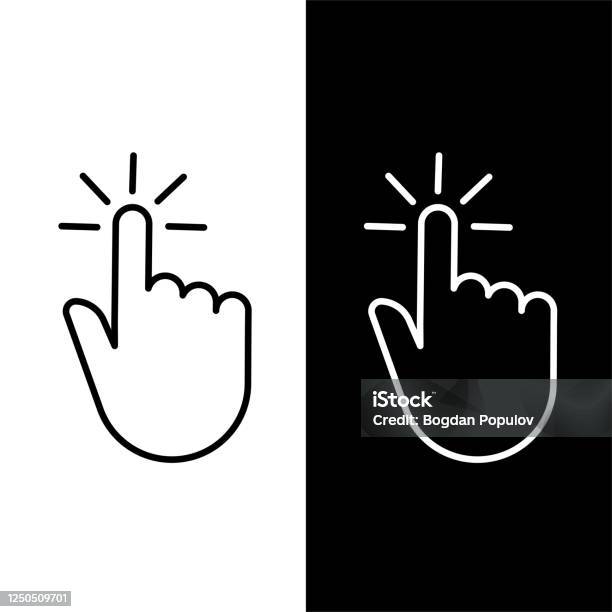 Ikon Vektor Klik Tangan Ikon Penunjuk Untuk Proyek Desain Ilustrasi ... Ikon Vektor Klik Tangan Ikon Penunjuk Untuk Proyek Desain Ilustrasi ...