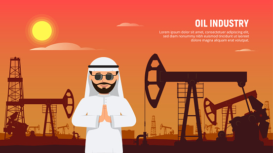 Pengusaha Arab Di Belakang Rig Minyak Dan Pompa Minyak Krisis Pasar