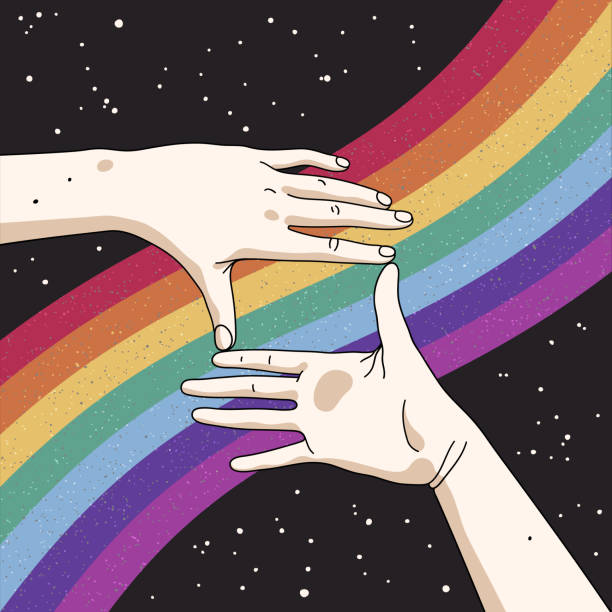 30 Drawing Of The Lesbians Holding Hands Illustrations Royalty Free