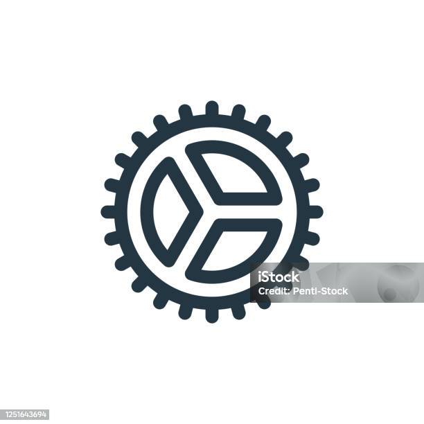 Icône Vectorielle De Paramètres Réglages Dun Trait Modifiable Symbole