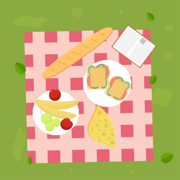 260 Picnic Grass Cheese Stock Illustrations Royalty Free Vector