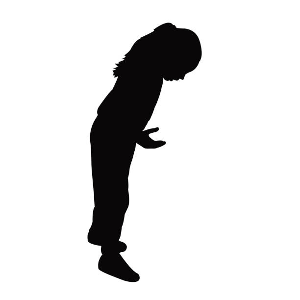 60 Girl Bending Down Silhouettes Stock Illustrations Royalty Free